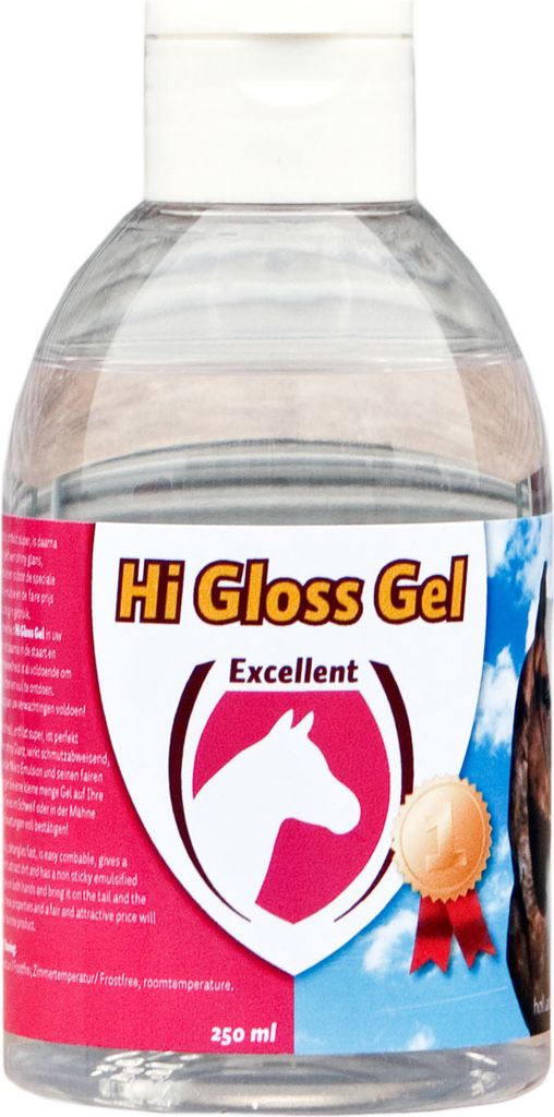 Hochwertiges Glanz Gel Hi Gloss 250 ml Pferde-Pflegemittel