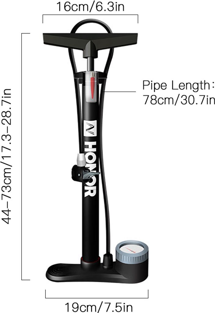 Cyklistická podlahová pumpa 160PSI Bike Air | Kaufland.cz