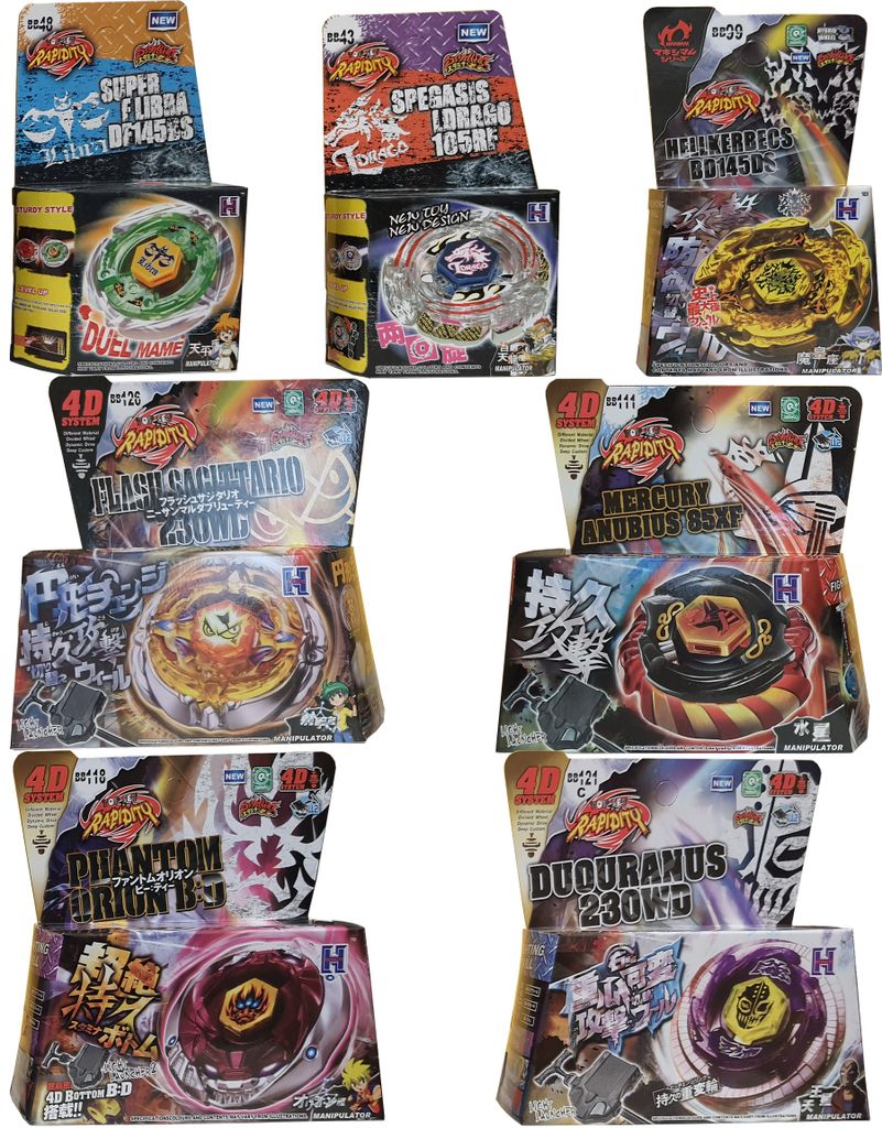 4D Metal Rapidity spinning topy FLAME Pack 7 | Kaufland.cz