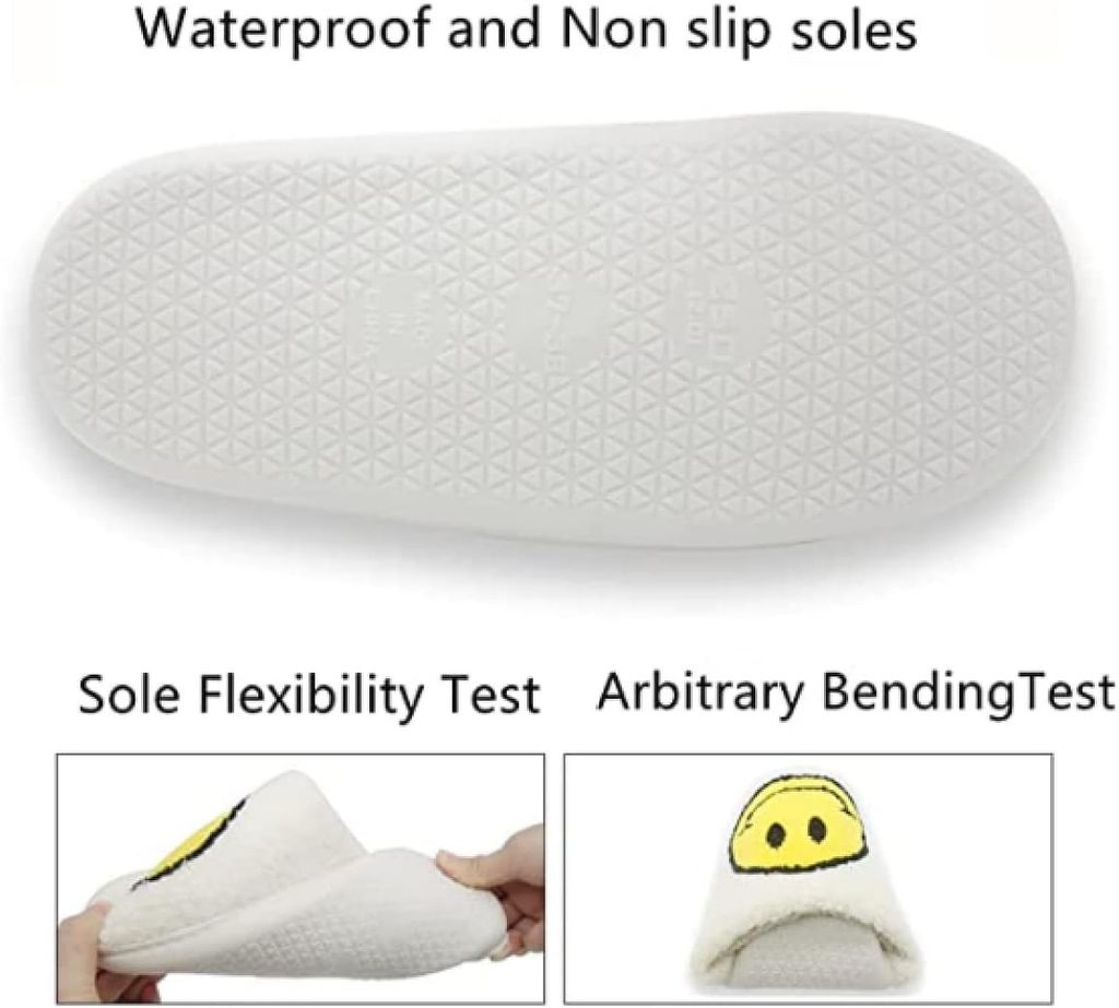 FNCF Smiley Face Slippers Damen Herren, | Kaufland.de