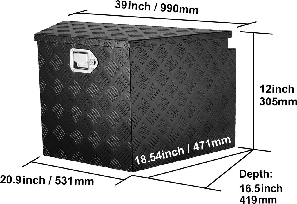 VEVOR box na jazyk prívesu Box na náradie na | Kaufland.sk