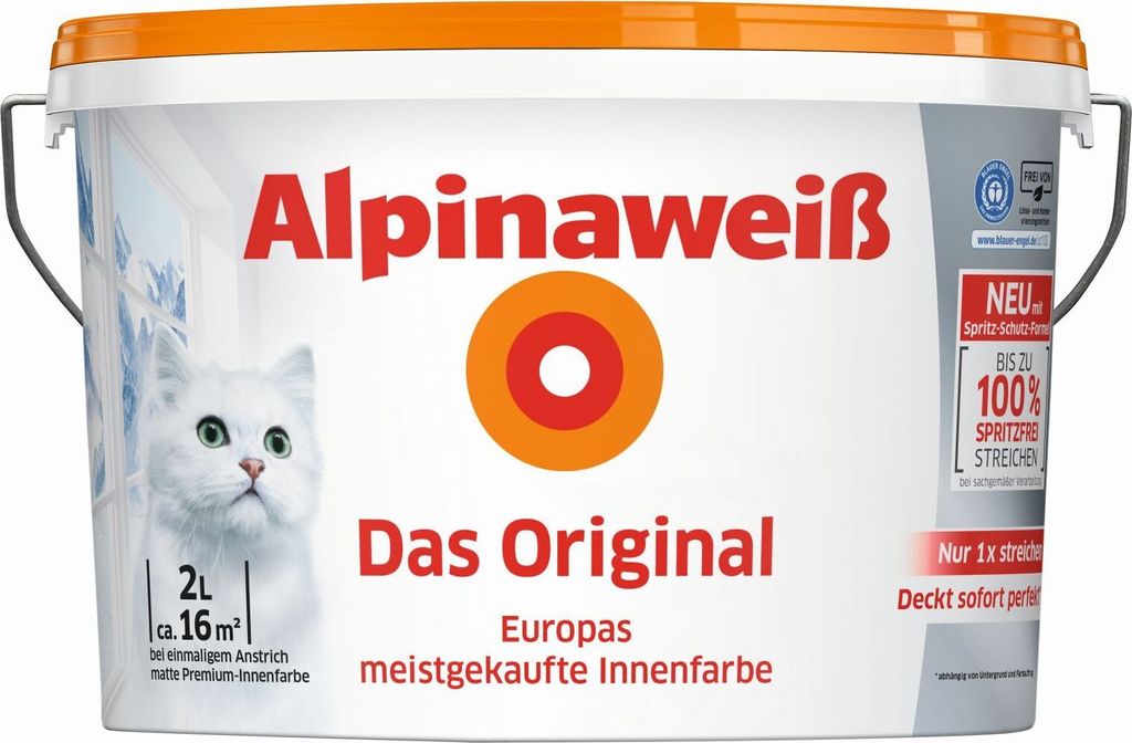 Alpinaweiß Das Original 2 L weiß matt | Kaufland.de