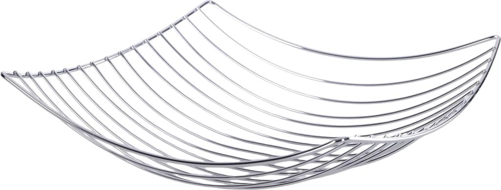 Früchtekorb "PLATEAU" | 34 cm, Metall, silber | Kaufland.de