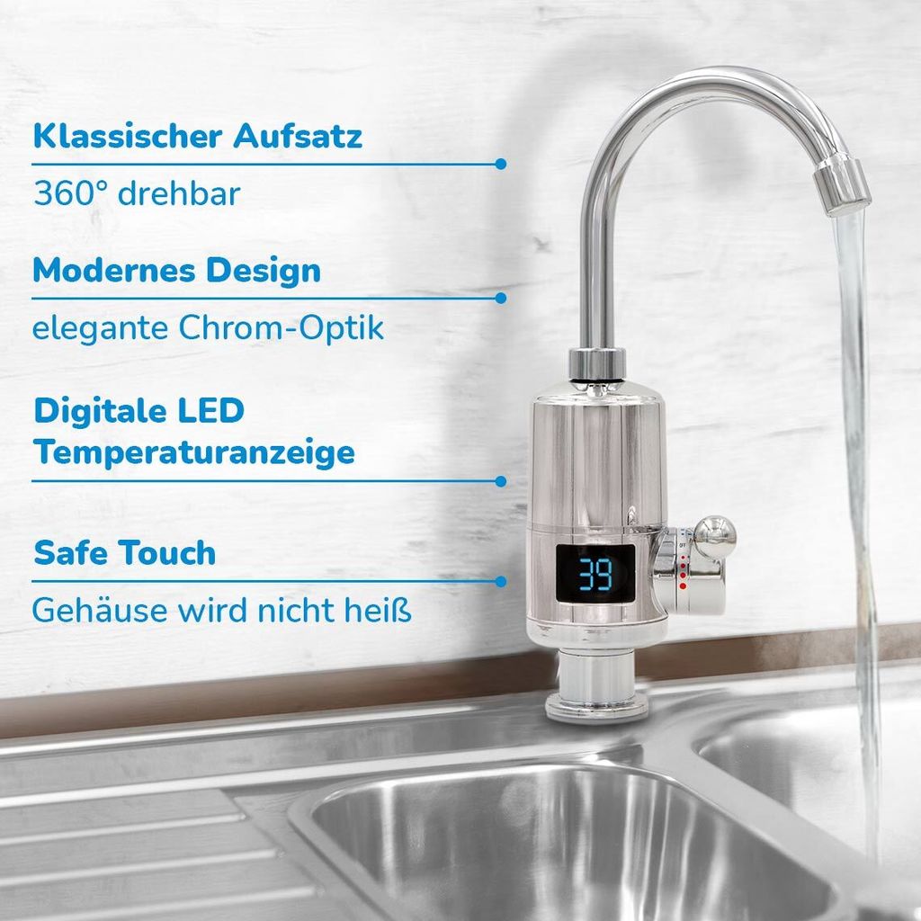 Aquadon Smart Heater Fix Head- Wasserhahn mit | Kaufland.de