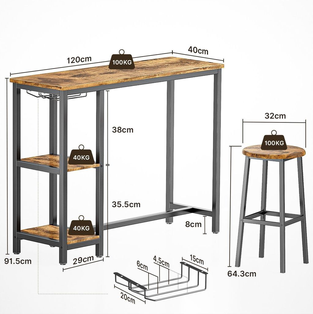 Bealife Bartisch Set, Stehtisch und Hocker | Kaufland.de