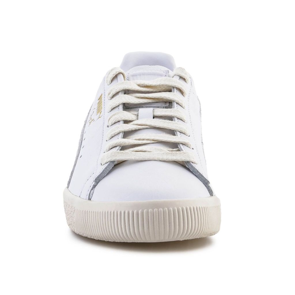 Puma Clyde Base Leder-Sneaker, Weiß 46 EU | Kaufland.de