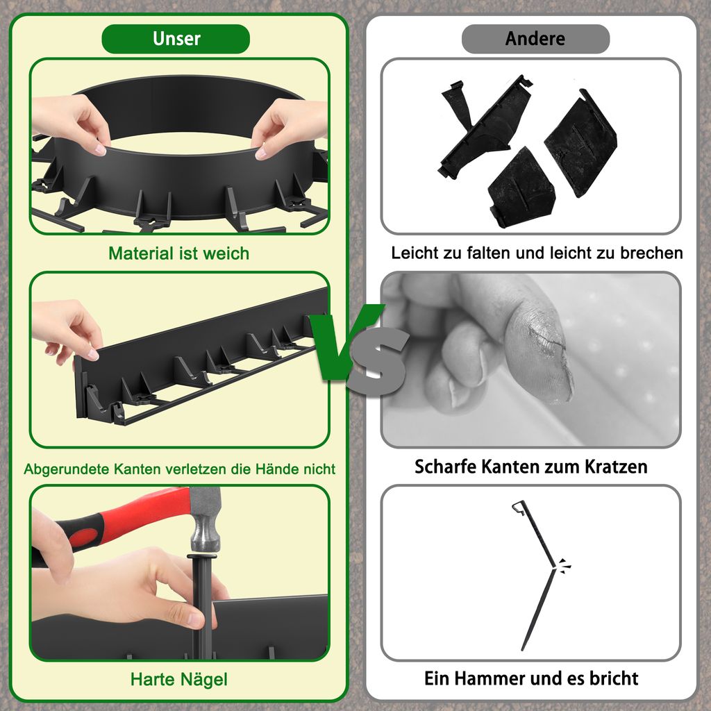 Sessamen-LP Plastové obruby trávníku 12M, | Kaufland.cz