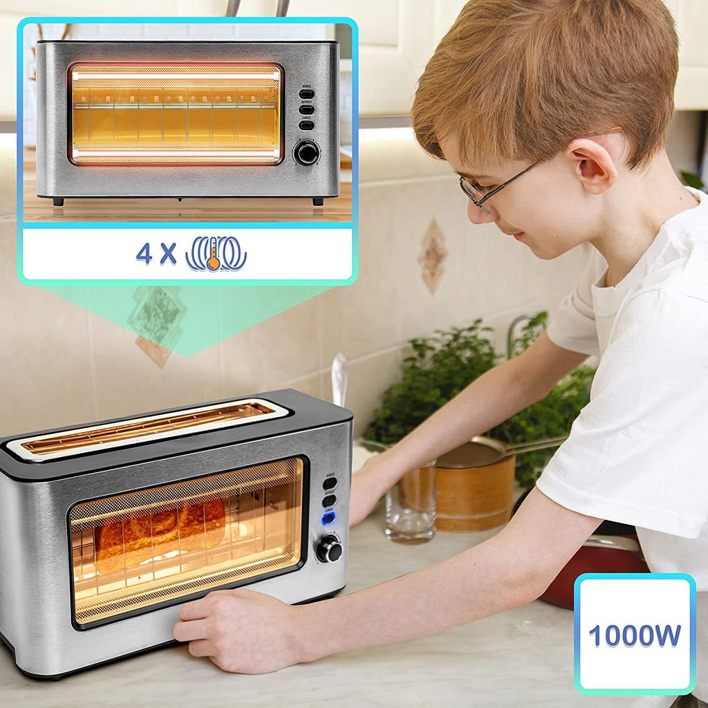 Duronic TB10 Toaster mit Glasfenster | | Kaufland.de