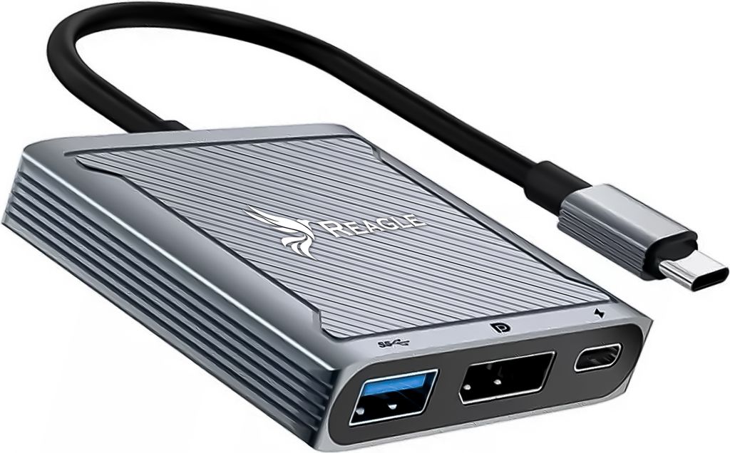 Hub USB C auf DisplayPort Adapter mit USB A C | Kaufland.de