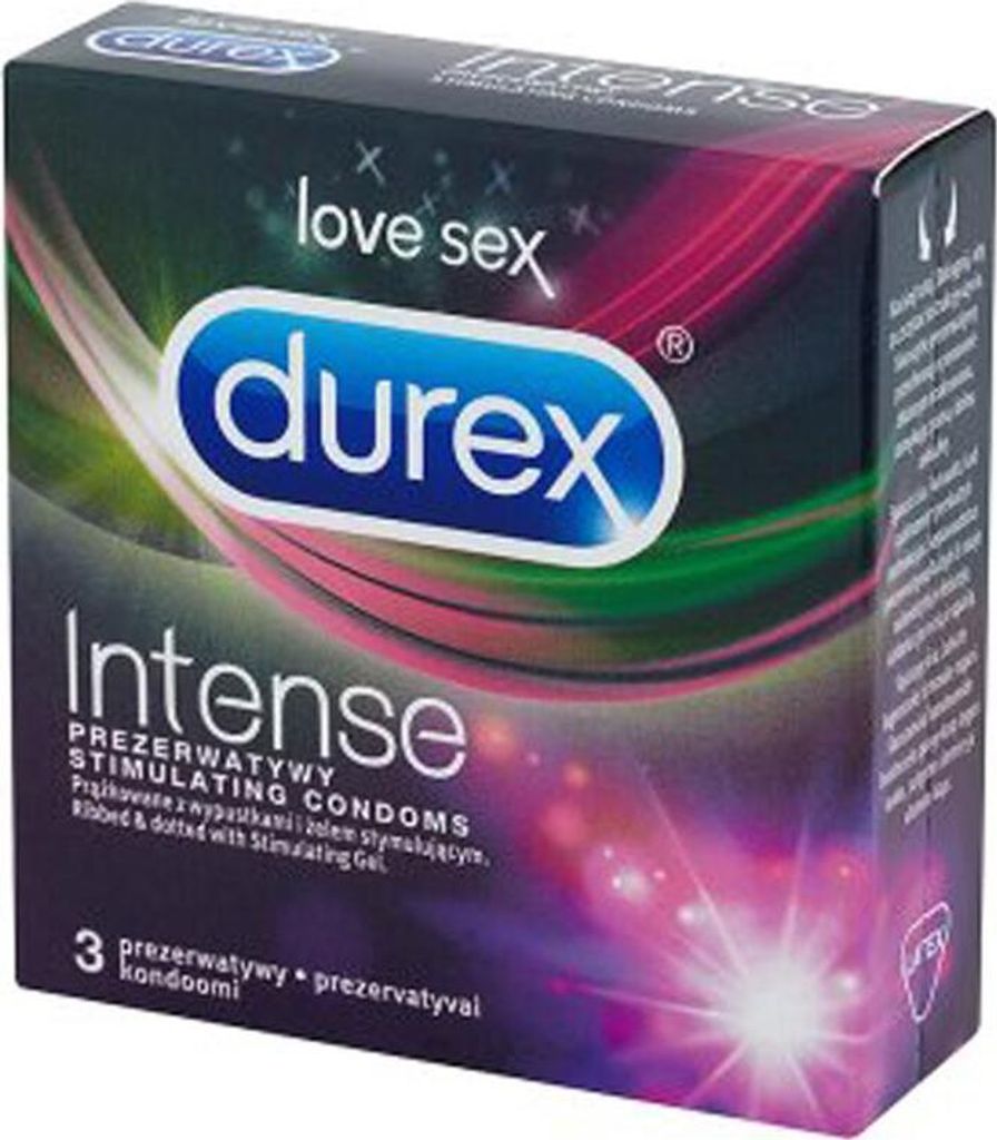 Durex Intense Orgasmic kondomy 3 ks Préservatifs
