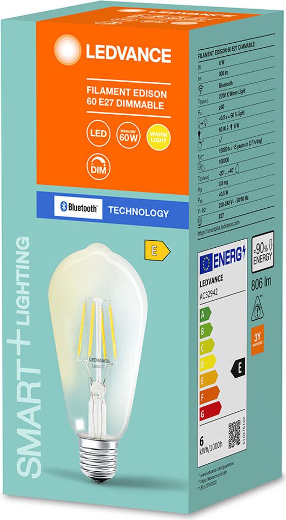 Ledvance LED Smart+ Filament Edison ST64 6W = | Kaufland.de