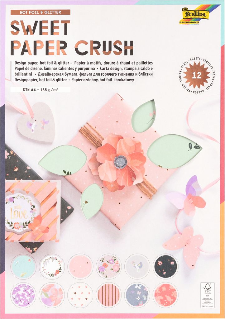 folia Designpapierblock "Sweet Paper Crush" | Kaufland.de
