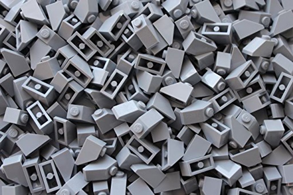 LEGO® 2x1 Dachsteine Dach 45 Grad Hellgrau | Kaufland.de