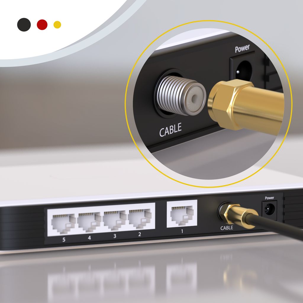 Sat Kabel Digital TV Koax 135dB F-Stecker | Kaufland.de