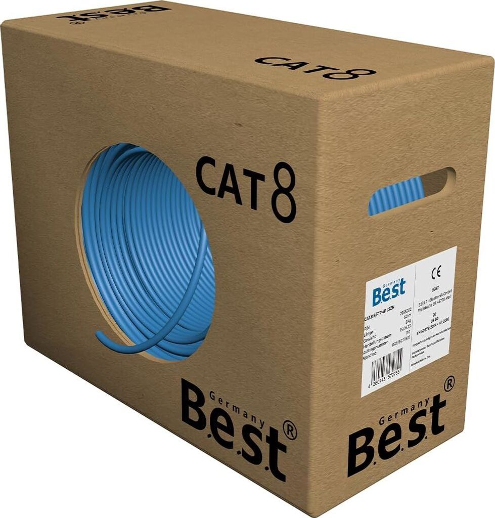50m CAT 8 Netzwerkkabel Verlege Kabel 40 | Kaufland.de