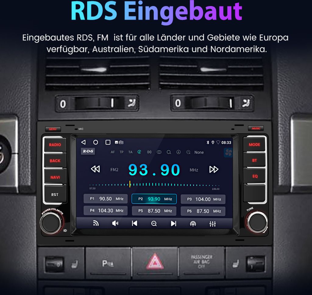 2+32G Android 13 Autoradio Für VW T5 Multivan | Kaufland.cz