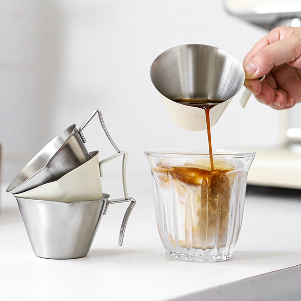 2Stk Edelstahl Espresso Messbecher Mit Griff | Kaufland.de
