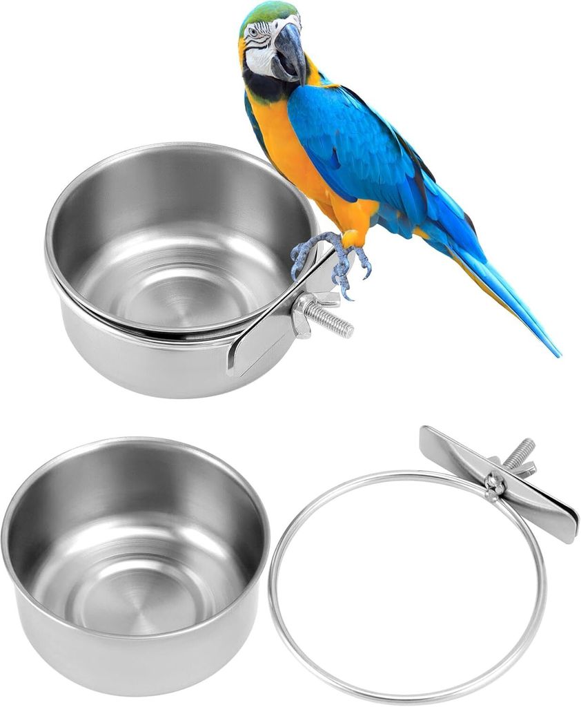 2er-Set Edelstahl Vogel Futternapf zum | Kaufland.de