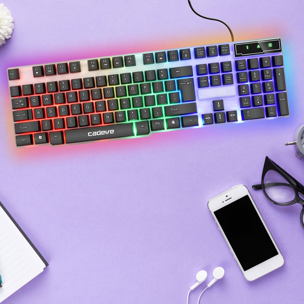 RGB LED Tastatur Gaming Gaming-Tastatur mit | Kaufland.de