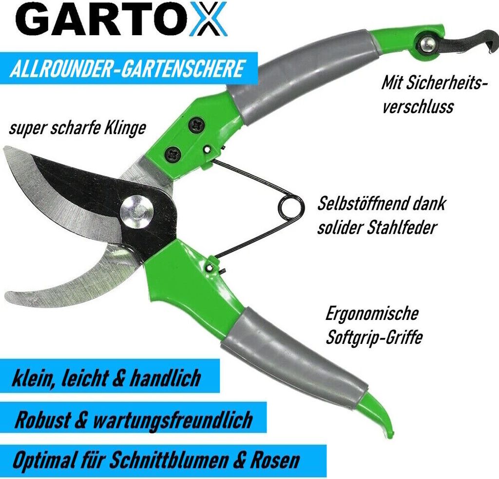 GARTOX Gartenschere Rosenschere Astschere | Kaufland.de