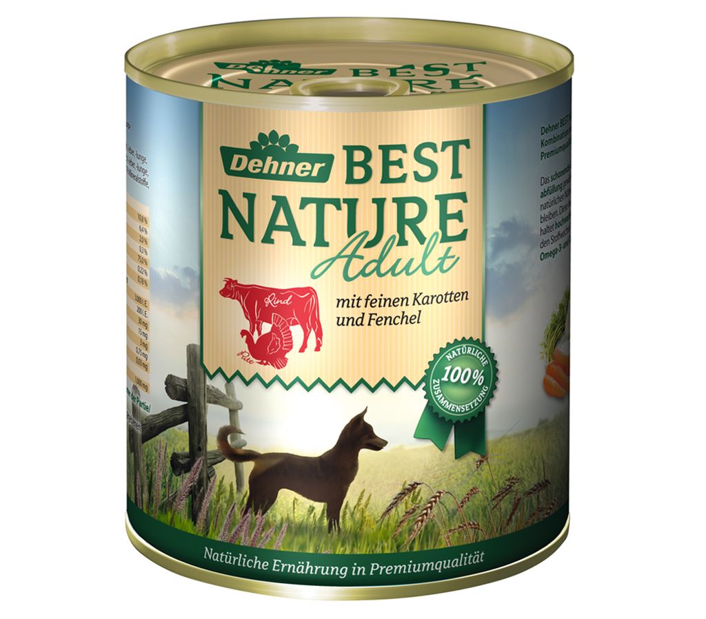 Dehner Best Nature Hundefutter Adult, Rind | Kaufland.de