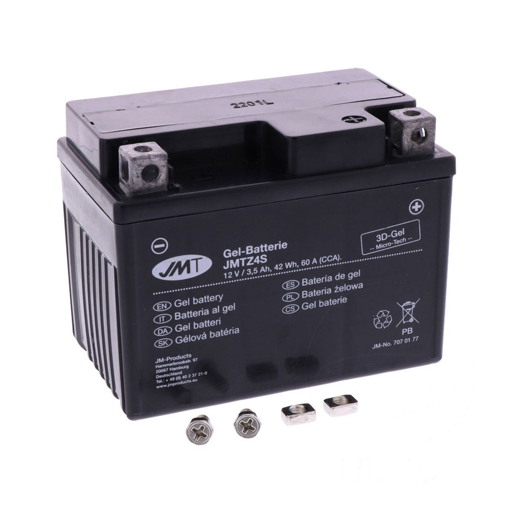 Gélová batéria JMT YTZ4V 12V 3,5Ah 60A | Kaufland.sk