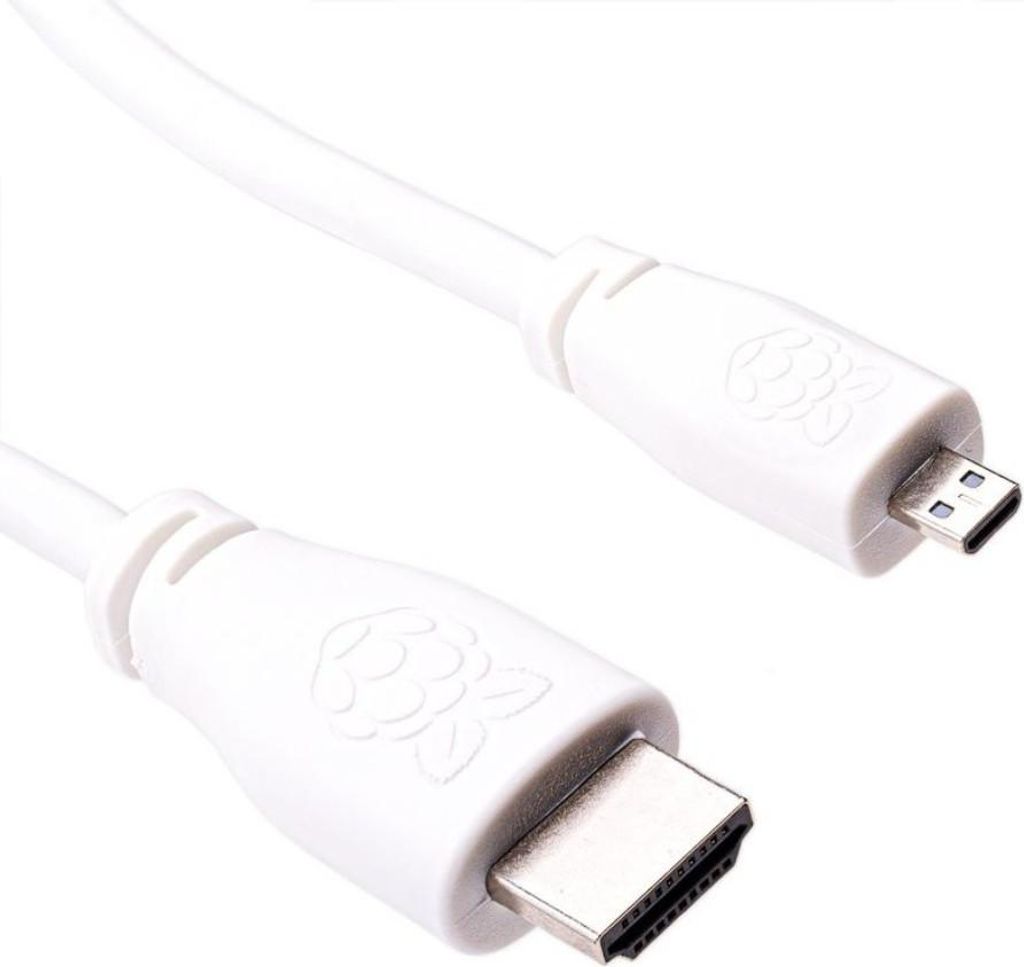 Adaptateur Blanc Micro HDMI/HDMI pour Raspberry Pi