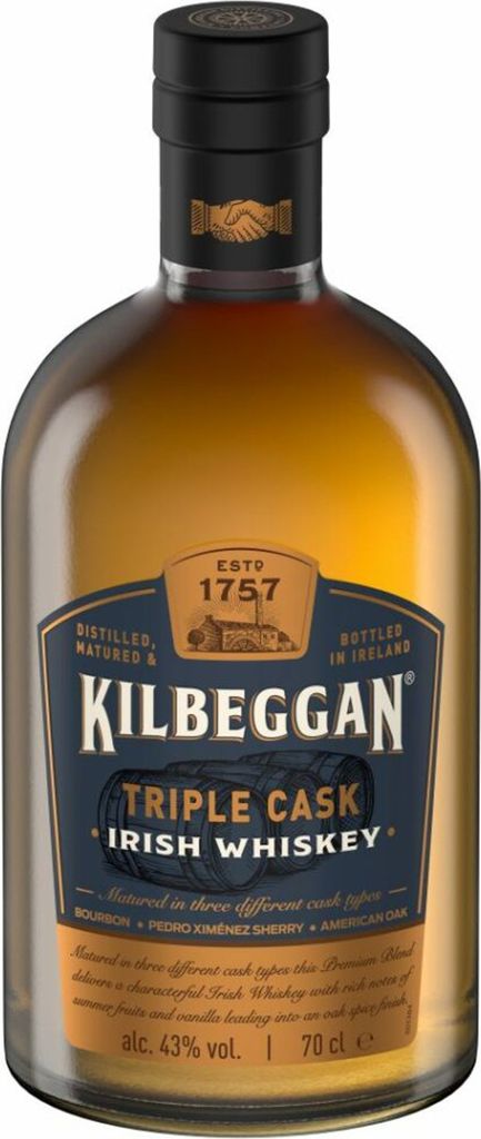 Kilbeggan Triple Cask 700ml 43% Vol. Whisky