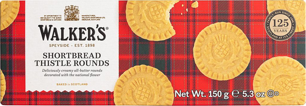 Walkers Shortbread Rounds a Scottish shortbread 150g