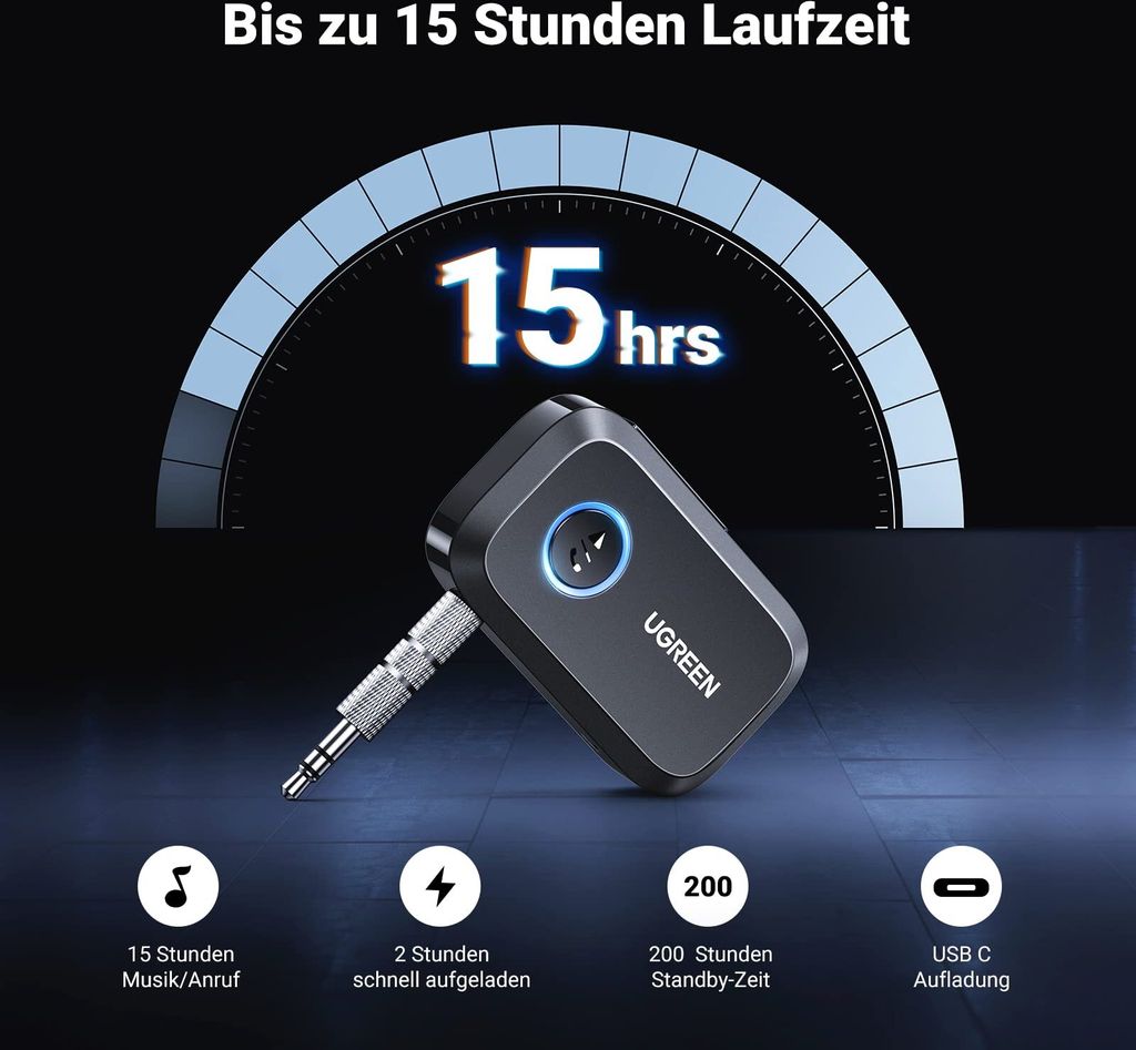UGREEN Aux Bluetooth Adapter Auto Bluetooth Kaufland