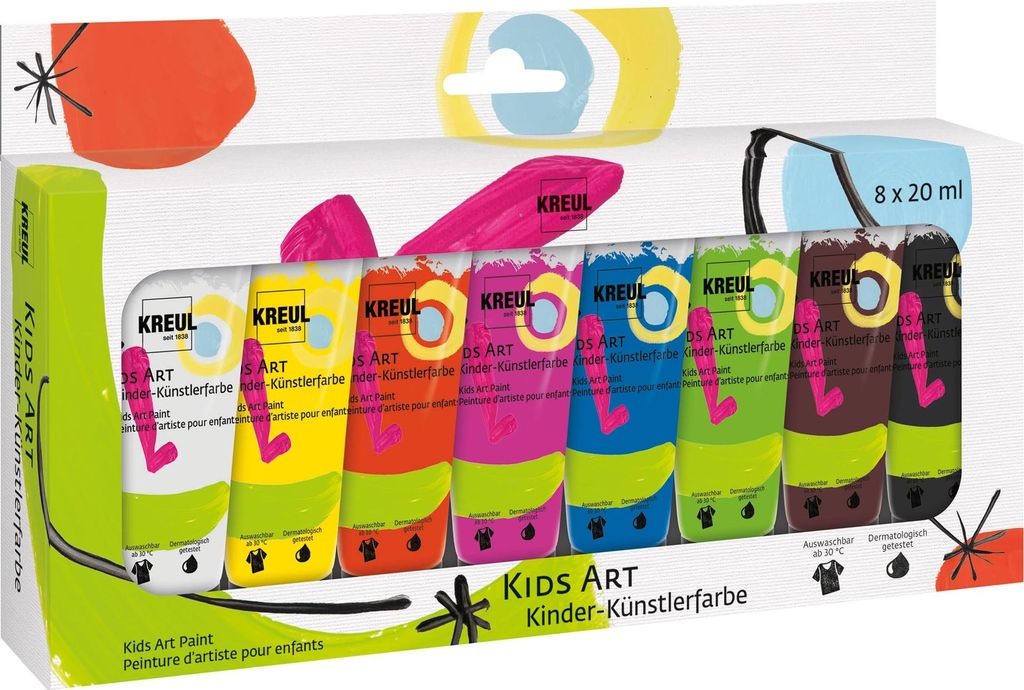 KREUL Kids Art Peinture artistique pour enfants 20 ml Set