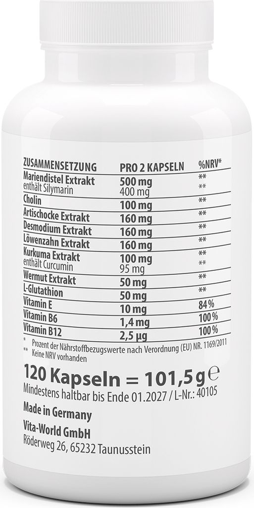 Kapsule Liver Vital Complex 120 kapsúl | Kaufland.sk