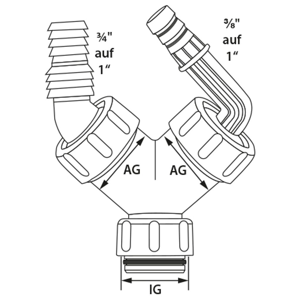 Otto Haas Kondensat- & Geräteanschlusstülle Save 1\", ¾\"