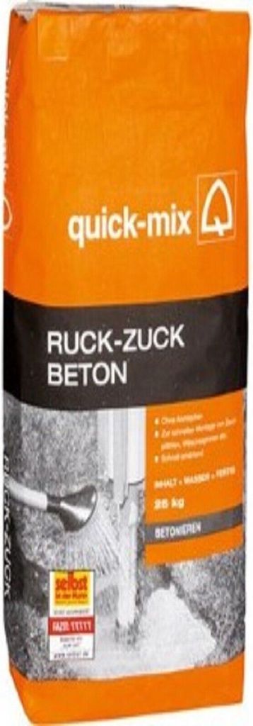 Quick Mix Ruck-Zuck B 25kg Schnellbeton Fertiggemisch