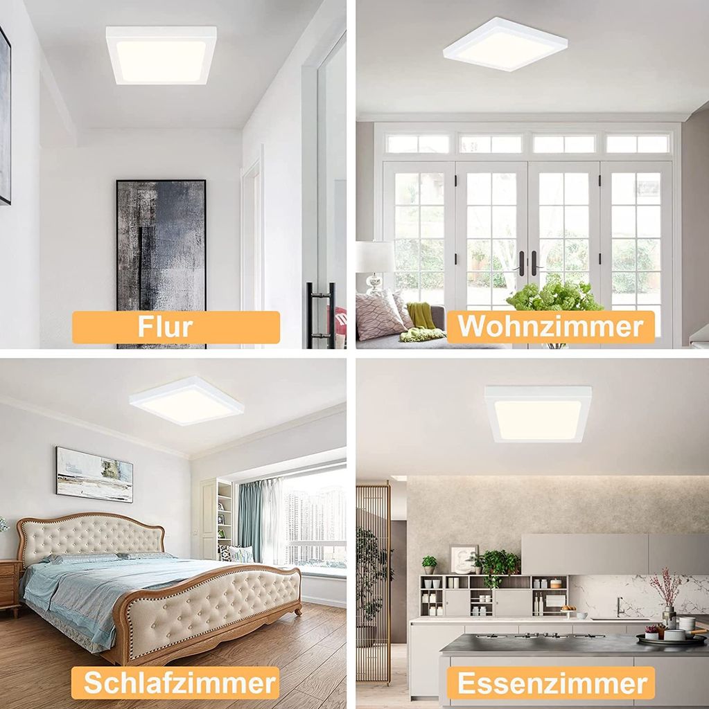 ZMH LED Deckenleuchte Flach Modern LED Lampe | Kaufland.de