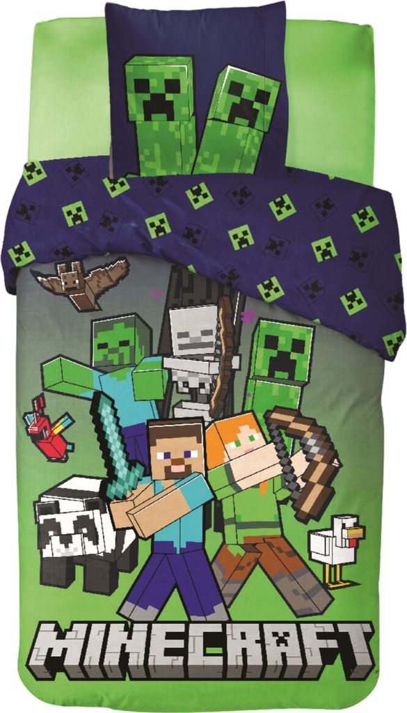 Obojstranná posteľná bielizeň Minecraft | Kaufland.sk