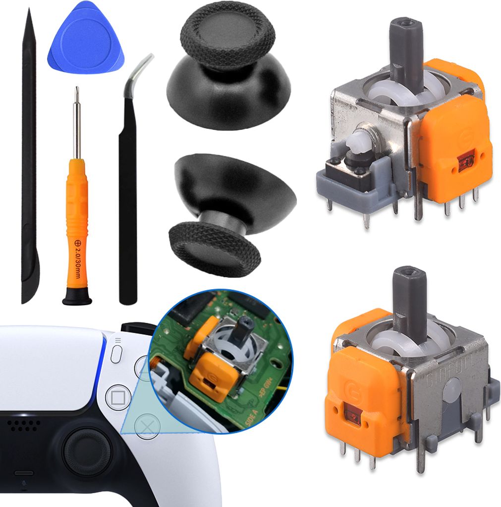 INF Hall-Sensor-Joystick-Ersatzkit für PS5-Controller model