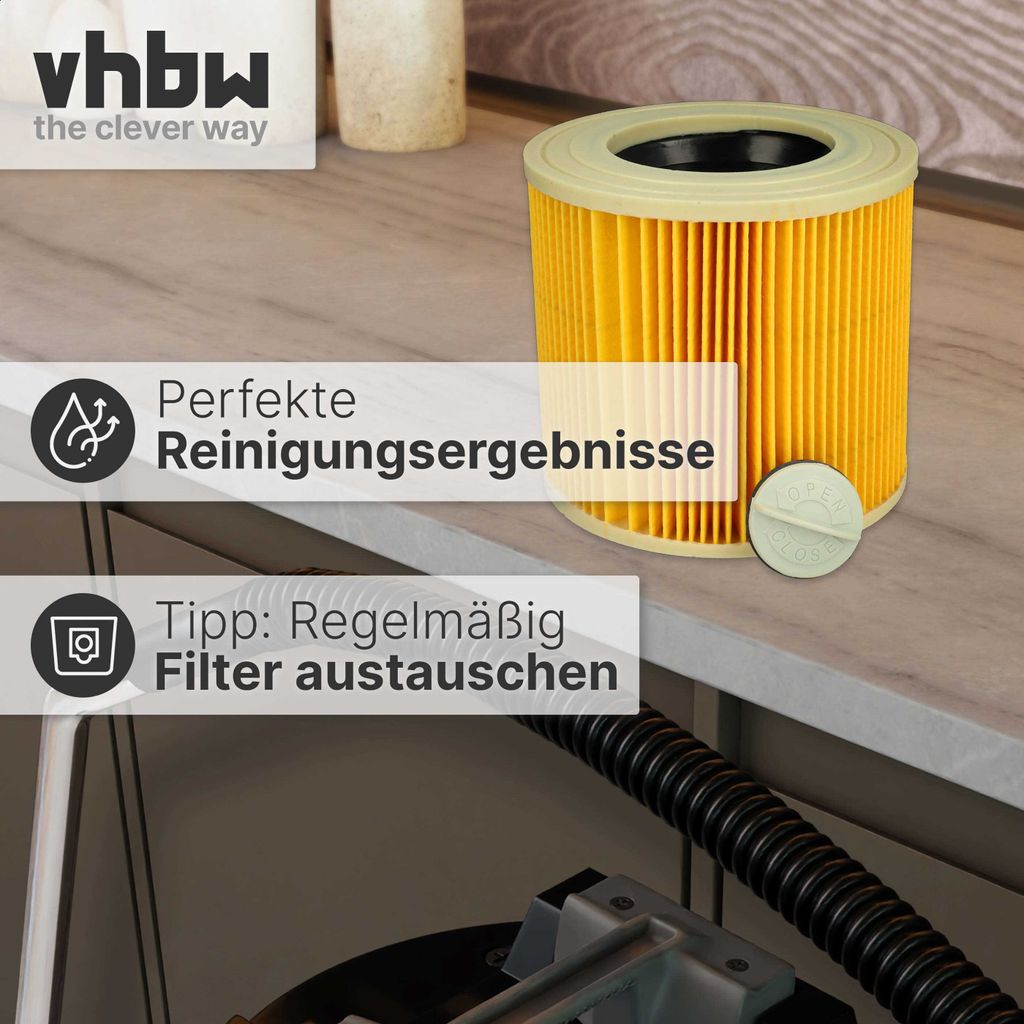 vhbw 3x Faltenfilter kompatibel mit Kärcher A | Kaufland.de