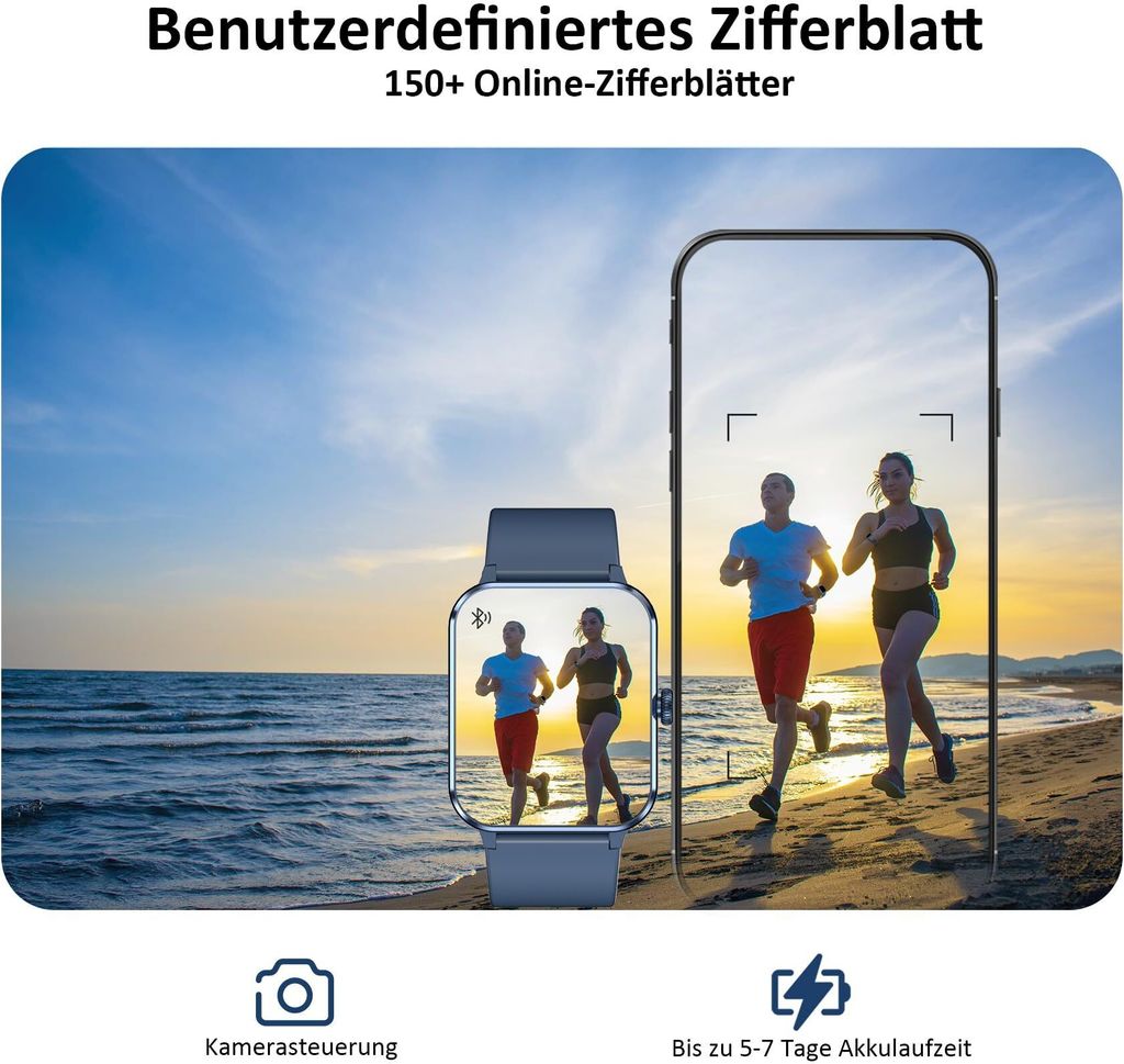 Smartwatch für Damen Herren, Blackview R50 | Kaufland.de