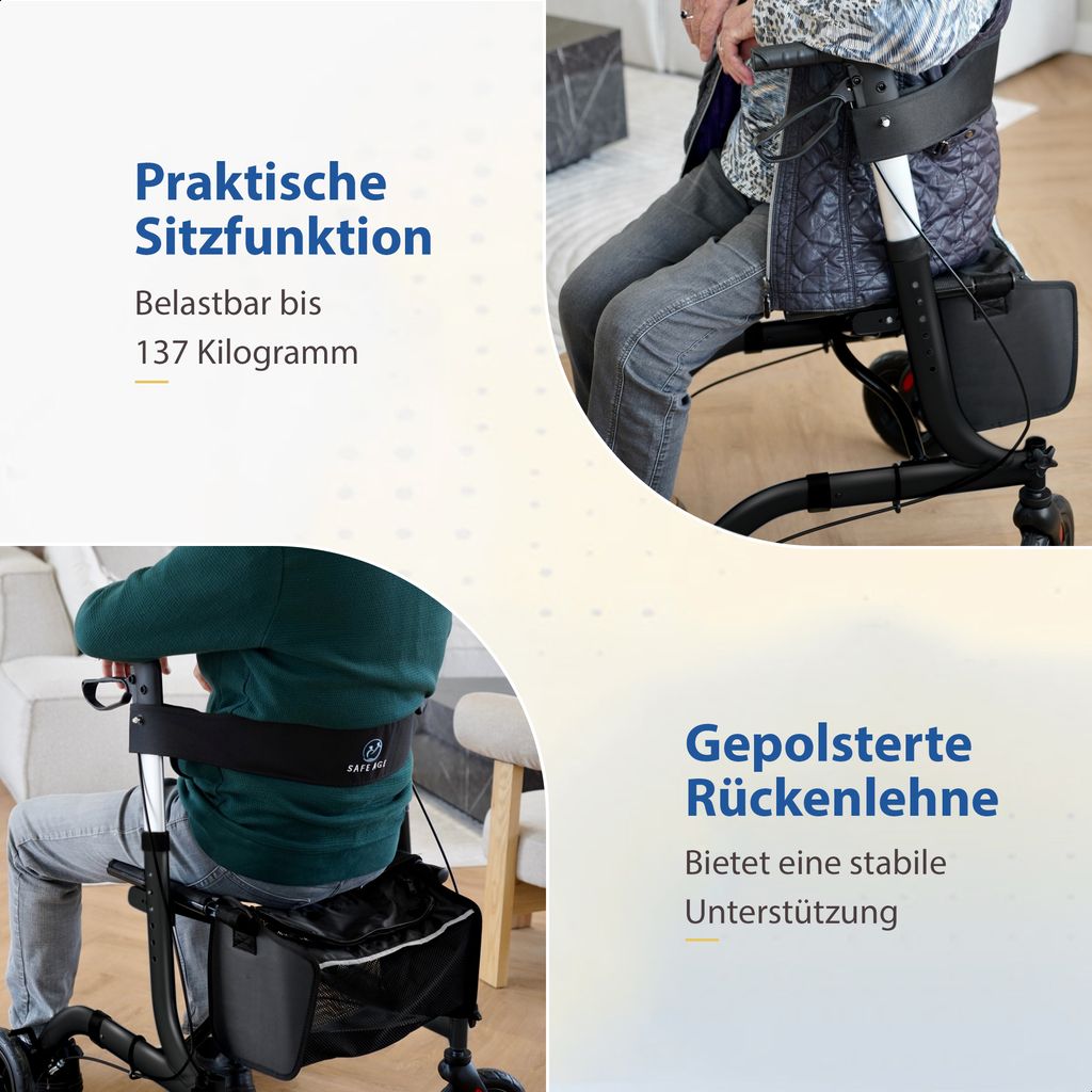 Safe Age® Rollator: Leicht und faltbar – mit | Kaufland.de