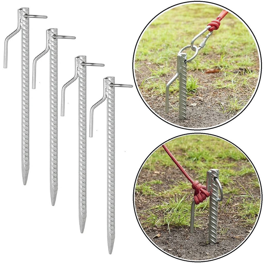 4 x Bodenanker Sturmanker 4cm Ø18mm Stahl | Kaufland.de