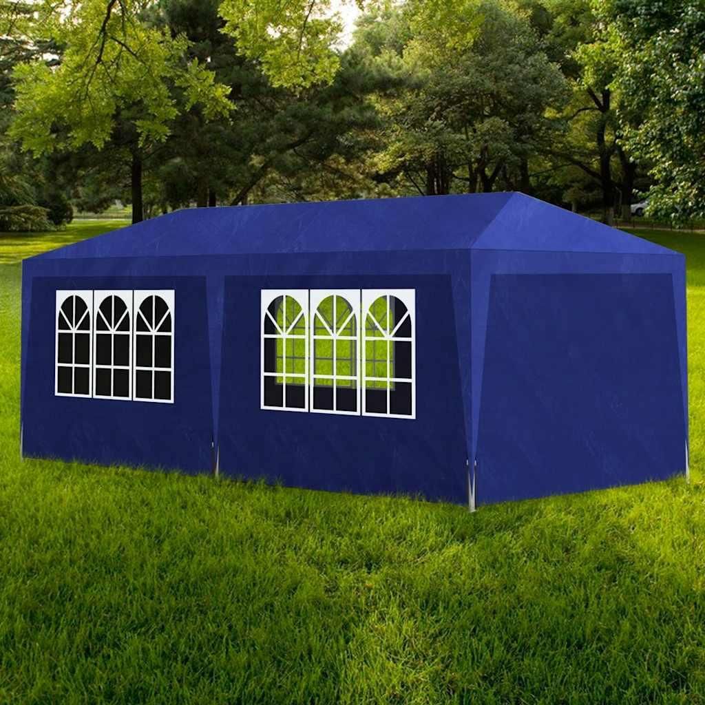 vidaXL Párty stan 3x6 m modrý Altány a party stany