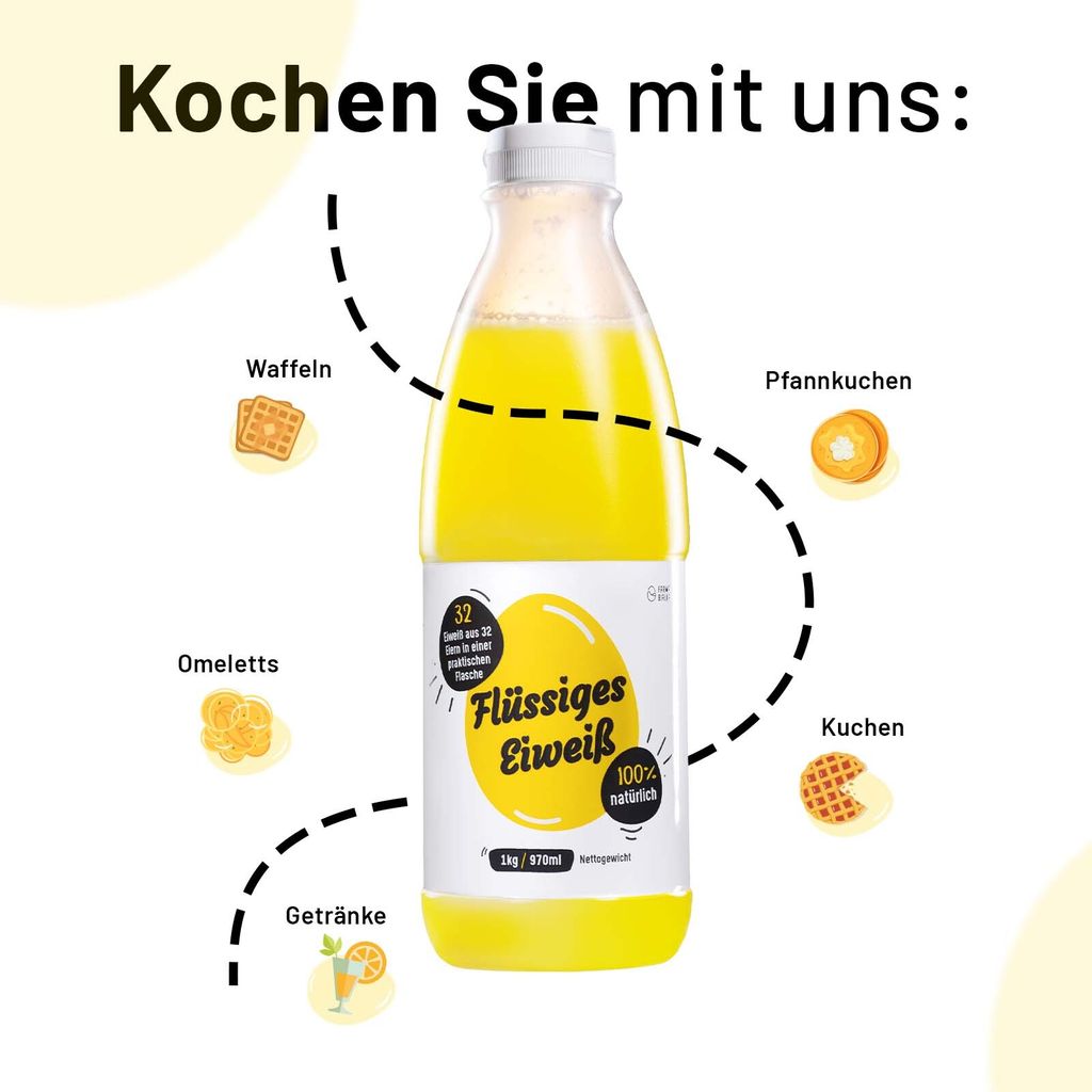 100% Flüssiges eiweiß | Eiklar-flüssig 5820ml | Kaufland.de