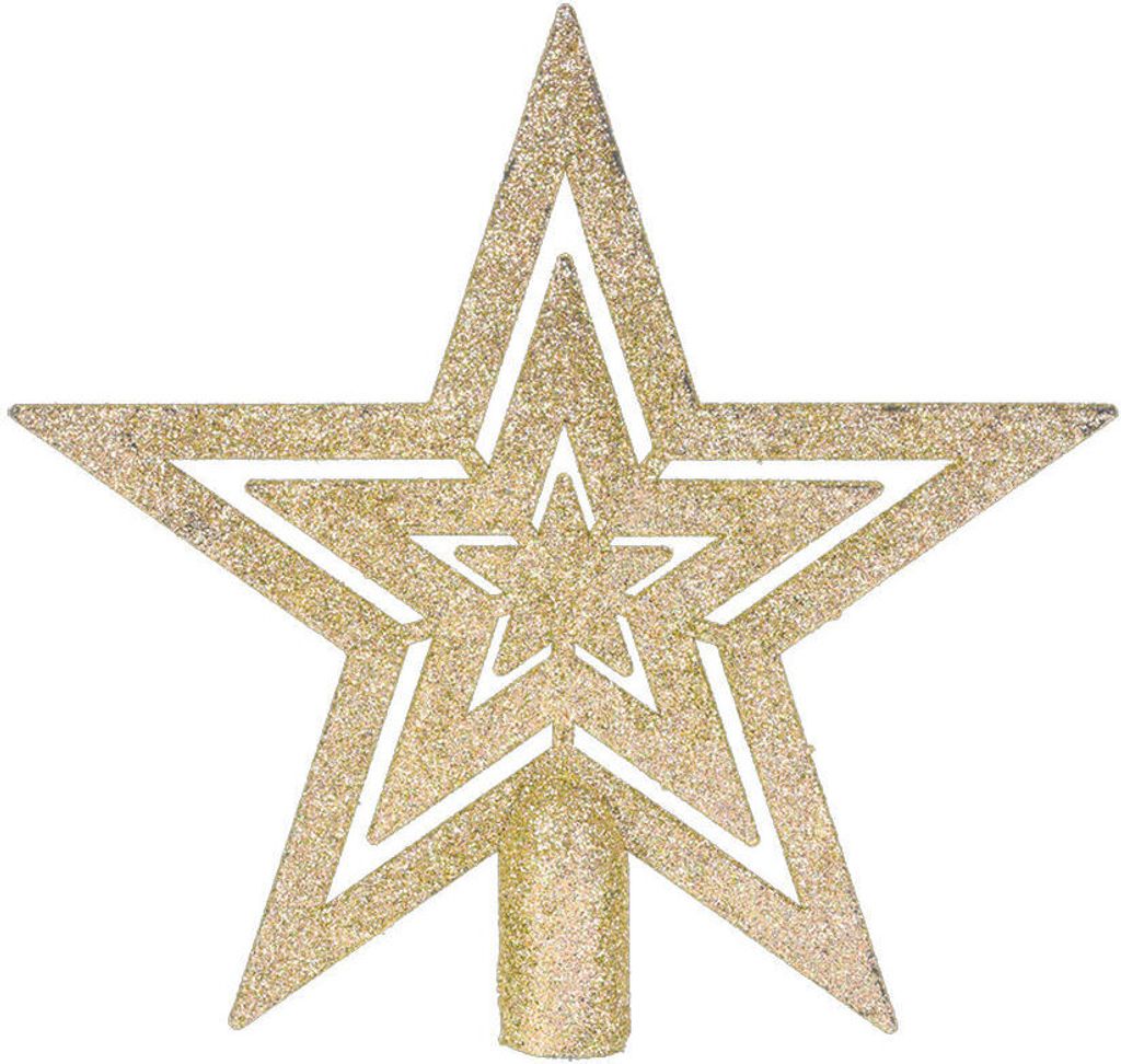 Spitze Weihnachtsbaum mit Glitzer - gold - | Kaufland.de