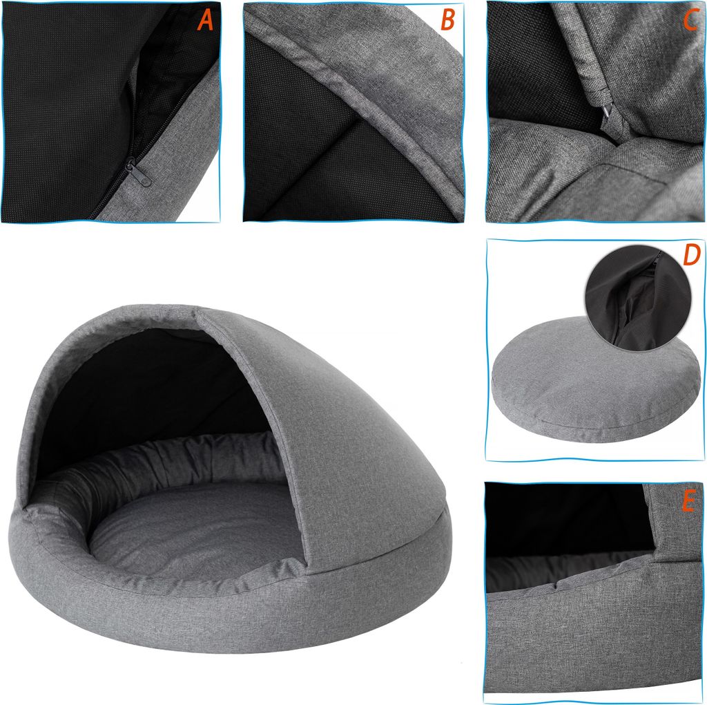 pelíšek a bouda pro psa 2 v 1, látkový | Kaufland.cz