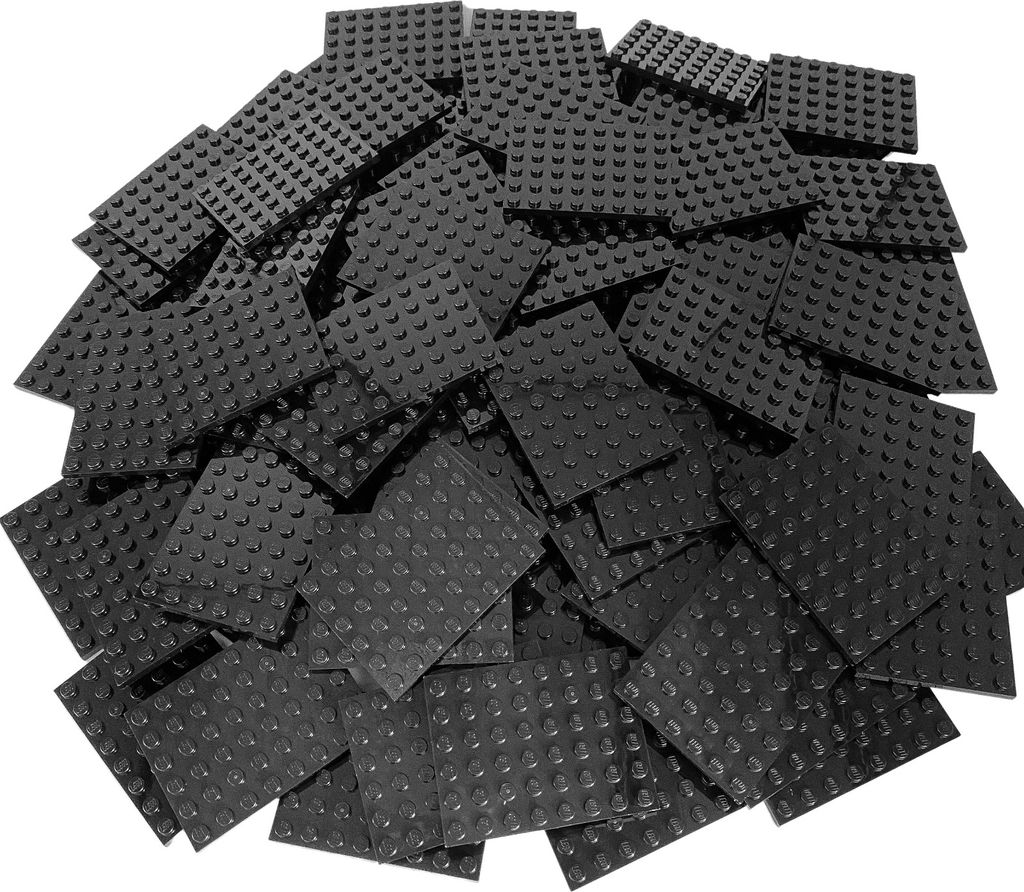 LEGO® 6x8 Platten Bauplatten Schwarz - 3036 NEU! Menge 25x