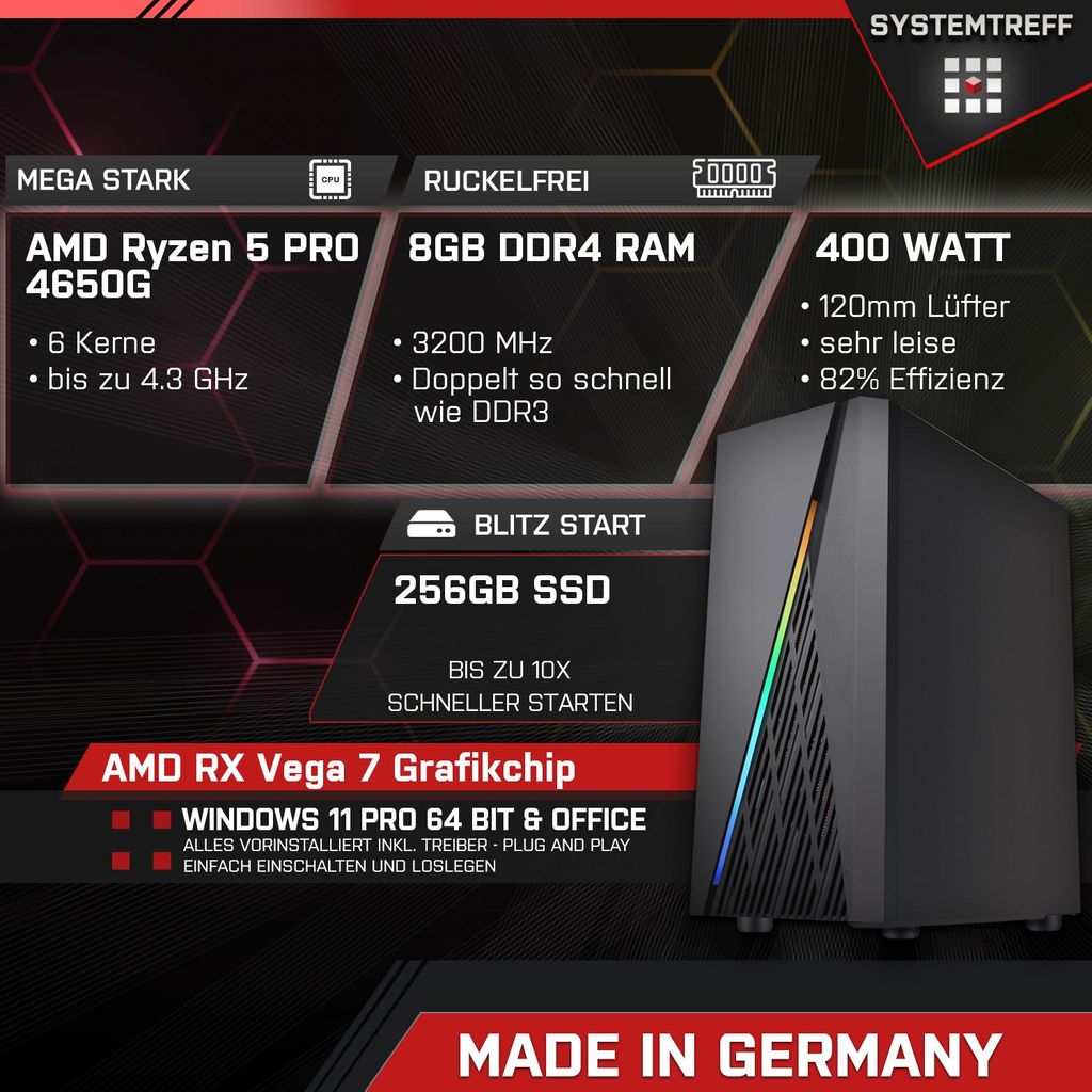 Basic Gaming Komplett Set - AMD Ryzen 5 PRO | Kaufland.de