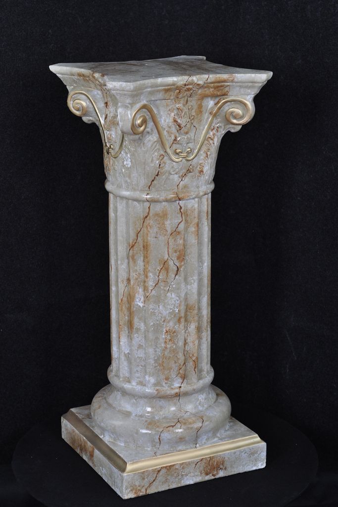 Sloupek Meander Style Side Table mramorovaný | Kaufland.cz