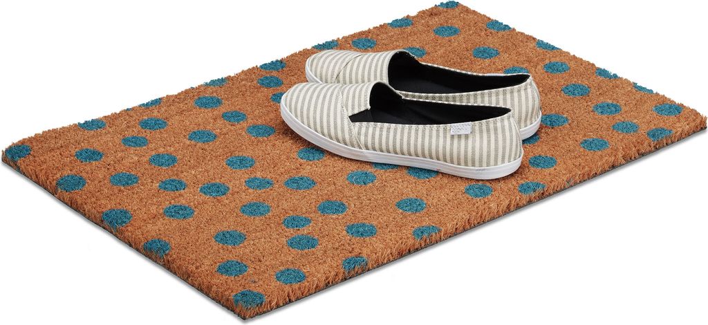 Relaxdays 10020207, Dekorative Fußmatte, Indoor/Outdoor,