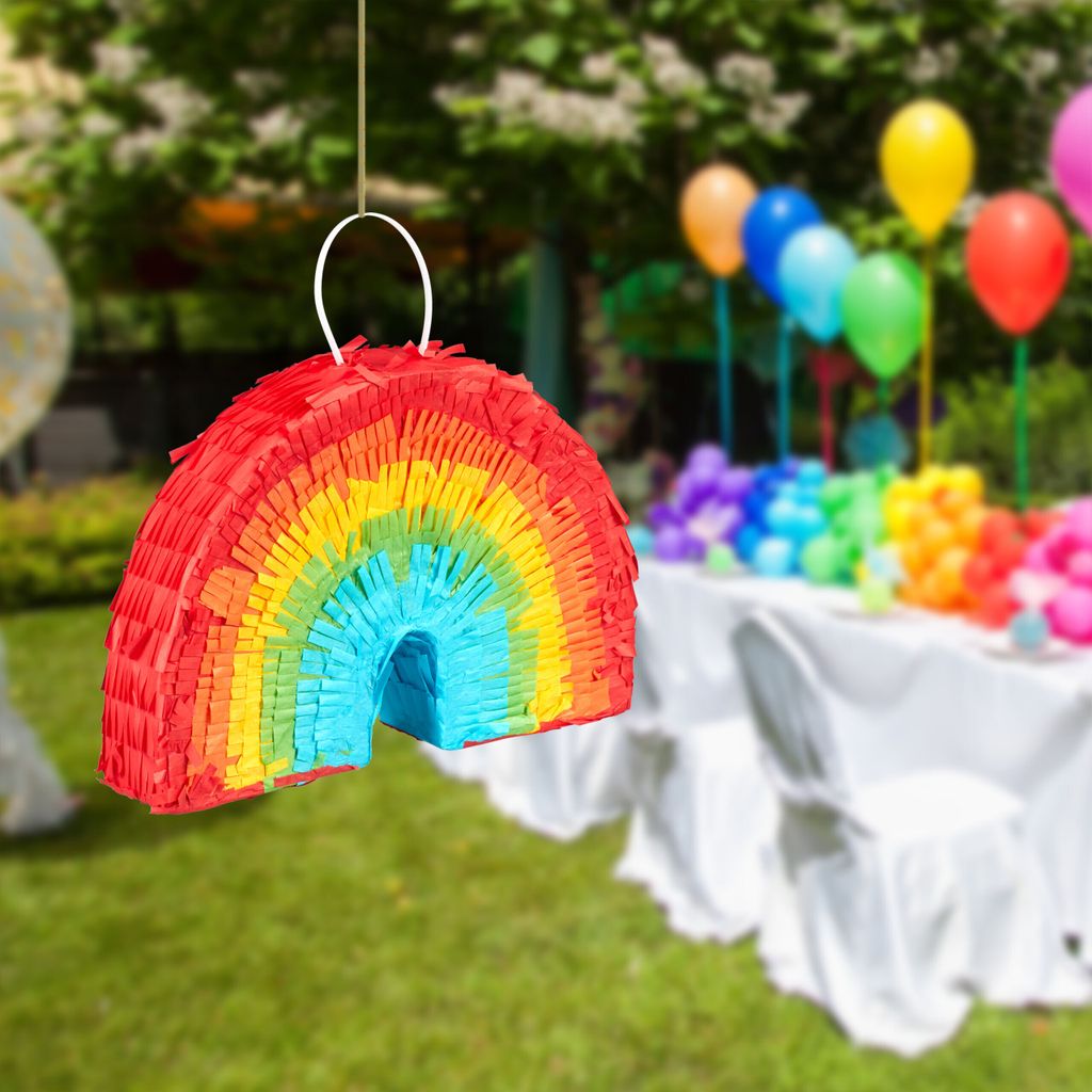relaxdays Mini Pinata Regenbogen Pinata | Kaufland.de